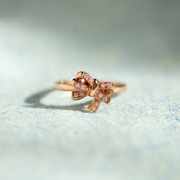 Pavé Double Bow Ring