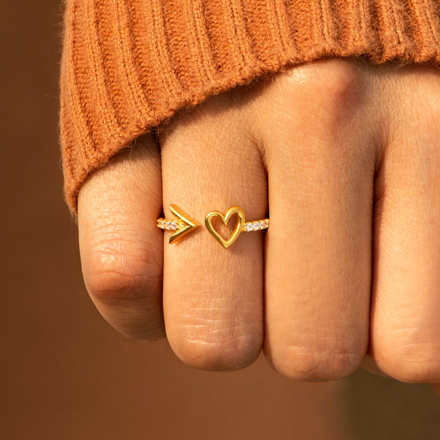 Your Heart Knows The Way Heart&Arrow Ring