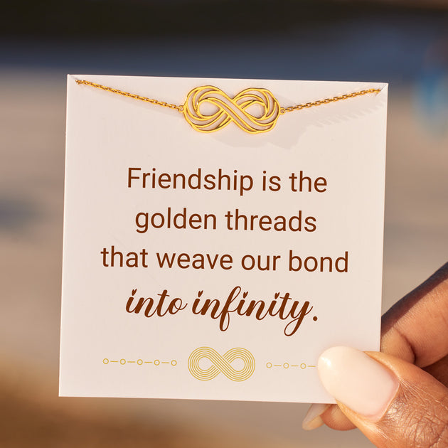 Friendship Forever Hollow Infinity Bracelet