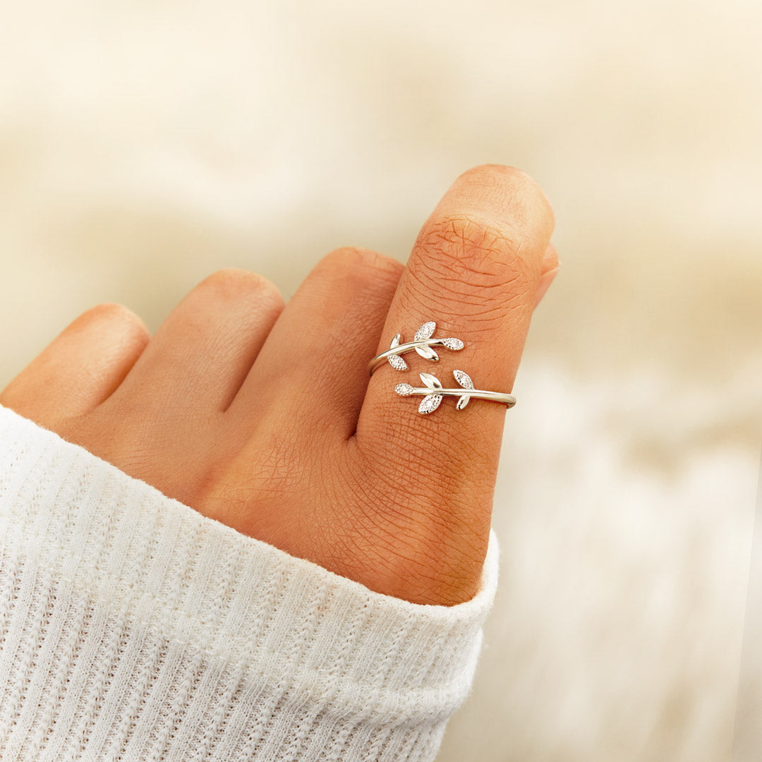 Leaf Ring - Grow Through What You Go Through