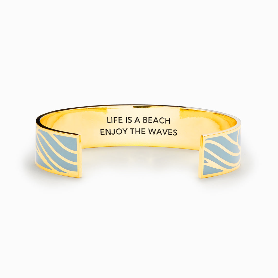Life Is A Beach Enjoy The Waves Bangle