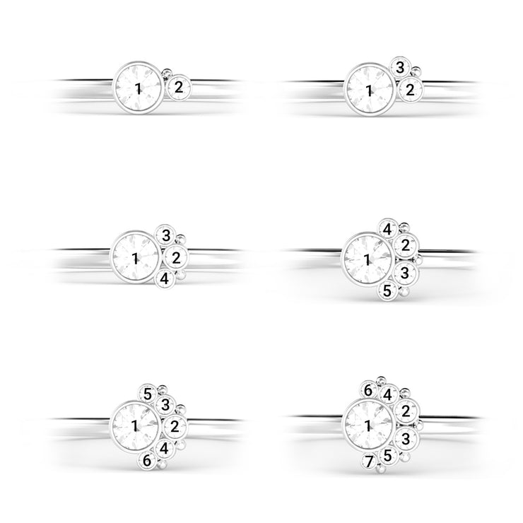 1-7 Birthstones Dots Mothers Ring-Specialized Mother’s day Gift 1-7 Birthstones Dots Mothers Ring-Specialized Mother’s day Gift